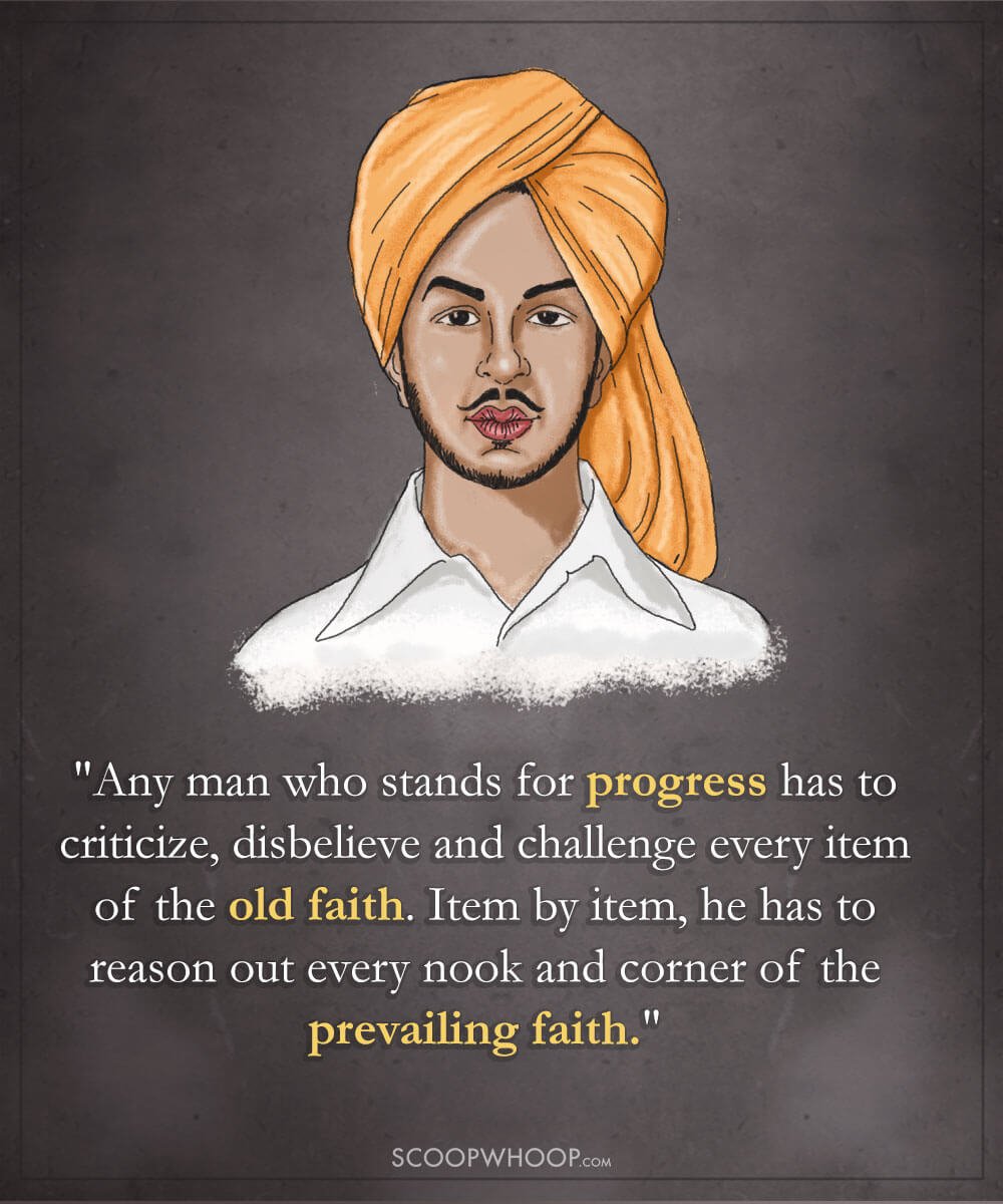 18 Shaheed Bhagat Singh Quotes In English India s Greatest Freedom 18 Shaheed Bhagat Singh Quotes In English India s Greatest Freedom