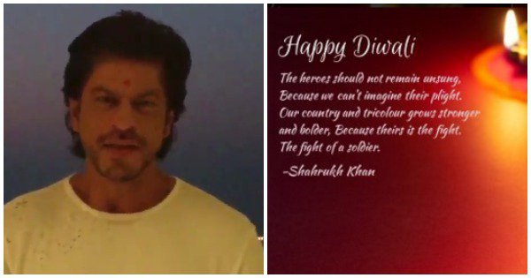 Shah Rukh Khan Pays Tribute To Indian Soldiers By Writing A Heartfelt ...