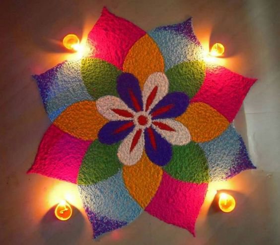 Brighten Up Your Home This Diwali With These 20 Easy-To-Do Rangoli Designs