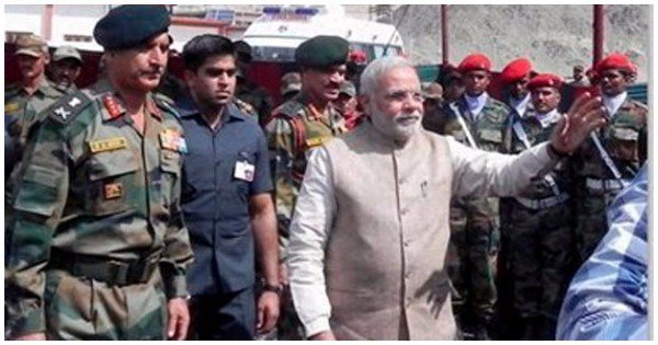 PM Modi Gives Jawans Diwali Gift, Tells Them Rs. 5,500 Allocated For ...