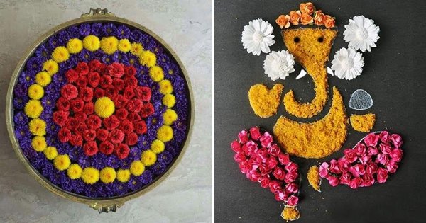 Brighten Up Your Home This Diwali With These 20 Easy-To-Do Rangoli ...