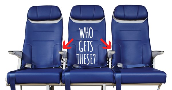 So Who Gets The Armrest For The Middle Seat On A Plane? We Try To ...