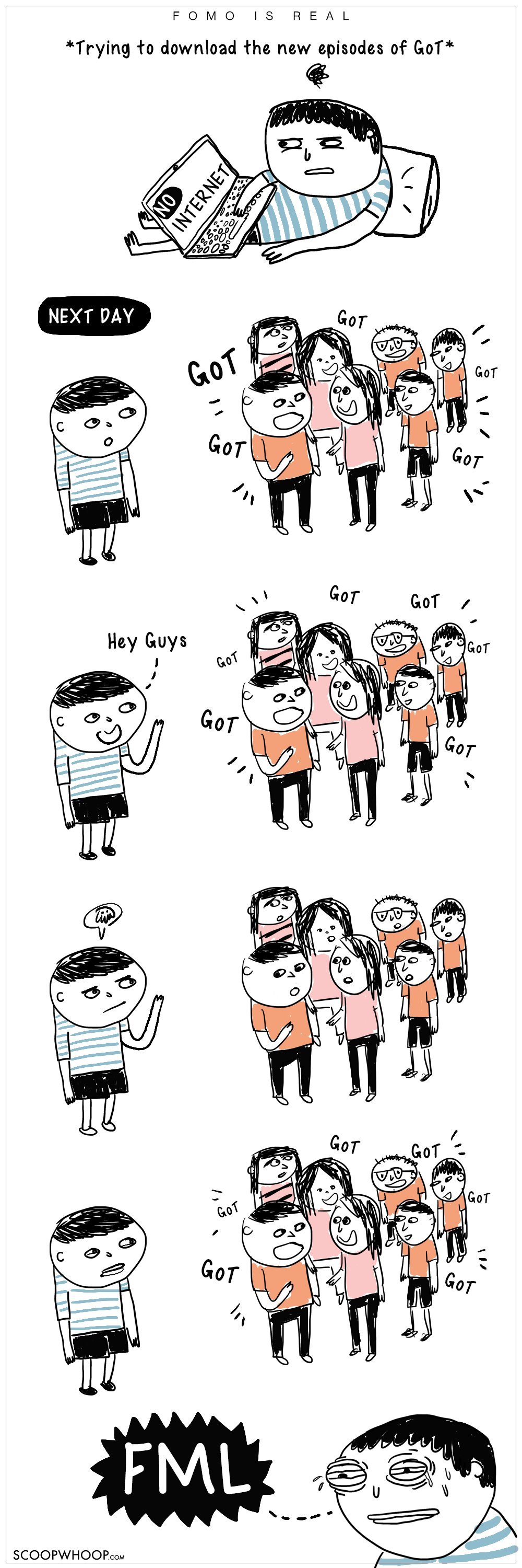 These Relatable Comics Show How FOMO Has Become A Part Of Our Everyday ...