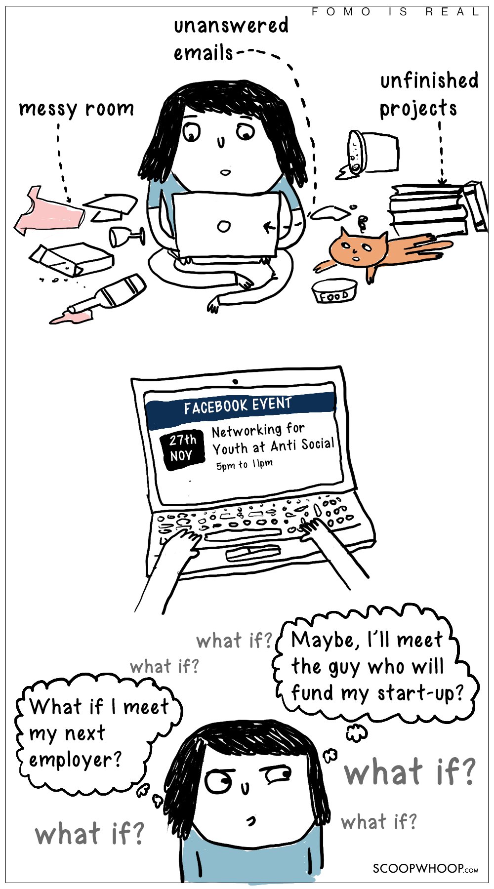 These Relatable Comics Show How FOMO Has Become A Part Of Our Everyday ...