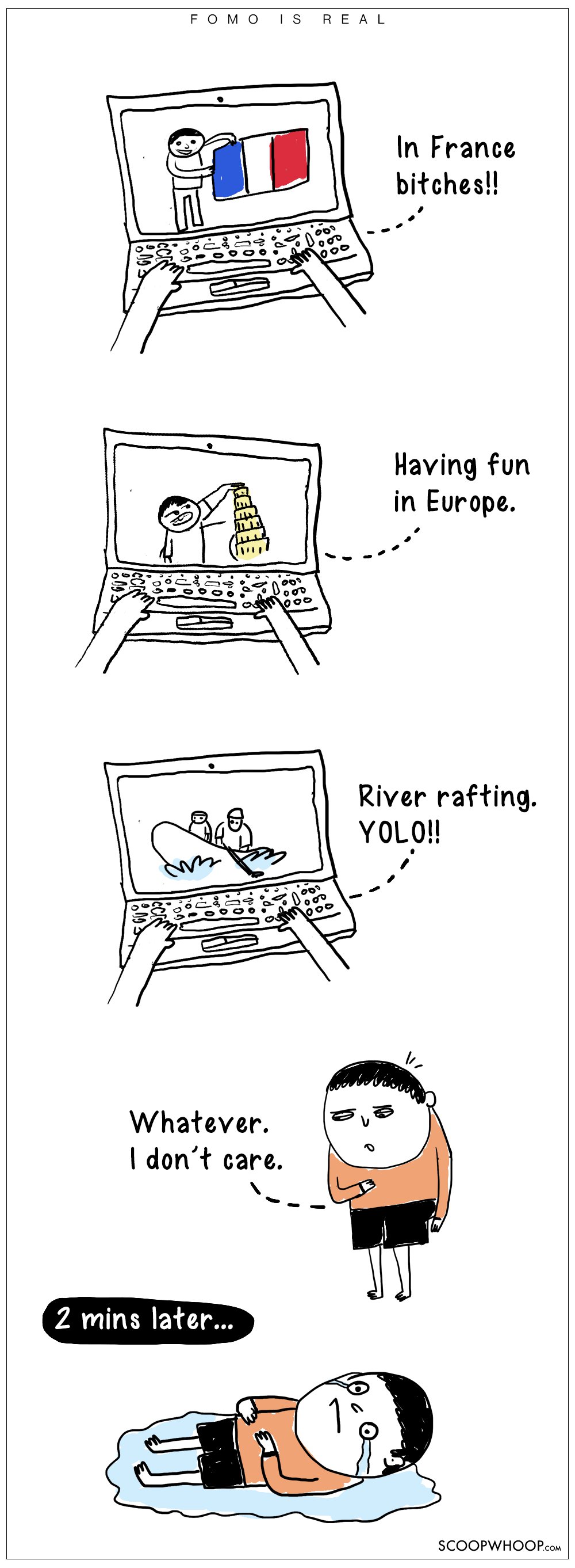 These Relatable Comics Show How FOMO Has Become A Part Of Our Everyday ...