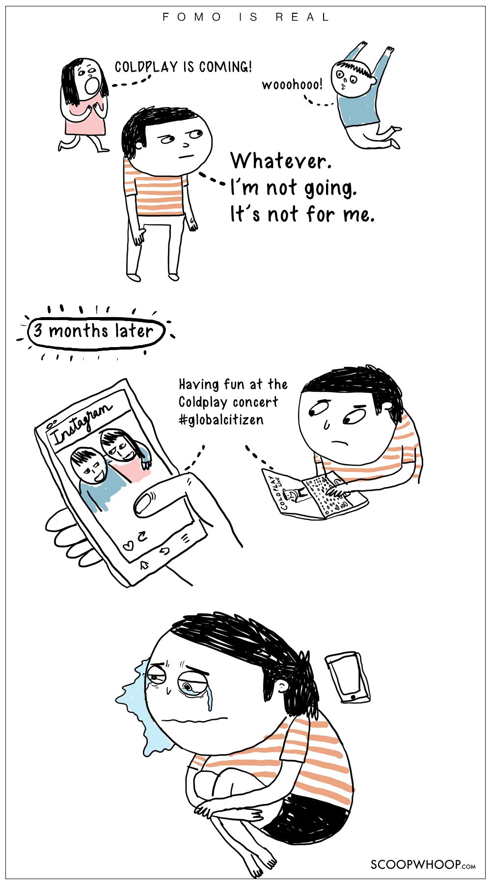 These Relatable Comics Show How FOMO Has Become A Part Of Our Everyday ...