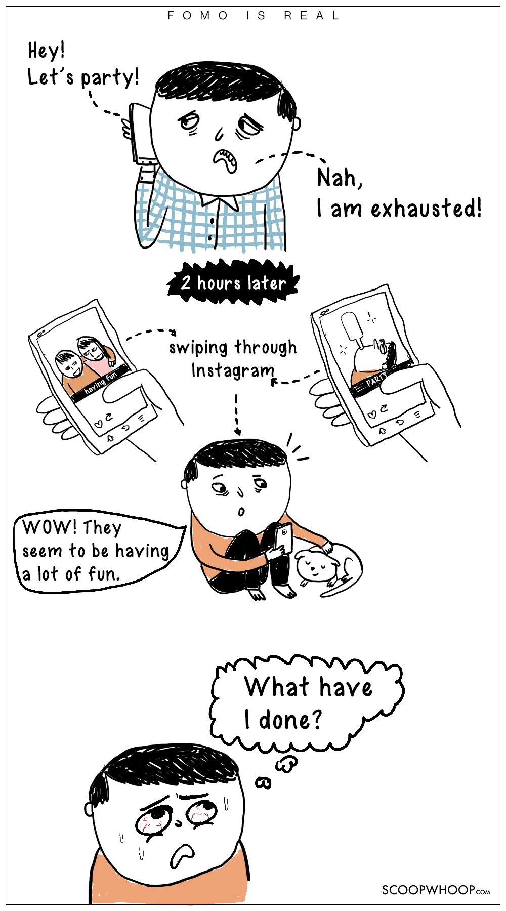 These Relatable Comics Show How FOMO Has Become A Part Of Our Everyday ...