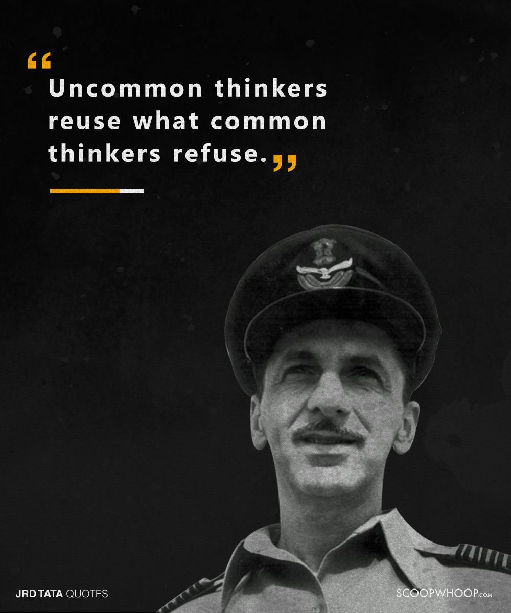 13 Inspiring Quotes By JRD Tata That Show Success Is Also About Giving ...