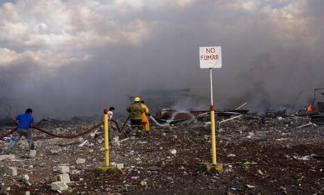 Massive Explosion In Mexico’s Biggest Fireworks Market Kills 29