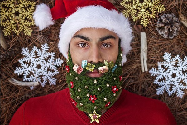 This Guy’s Festive Beards Are Prettier Than Your Christmas Tree Will ...