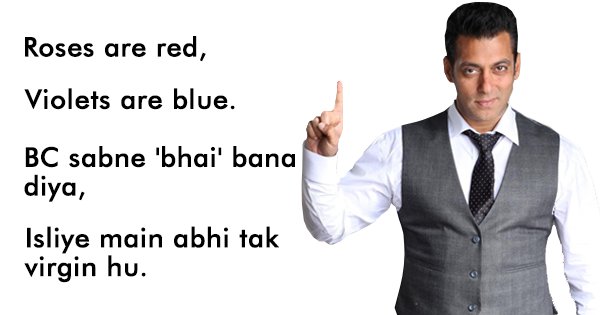 15 Hilariously Bad Poems Written With Love Just For These Famous People ...