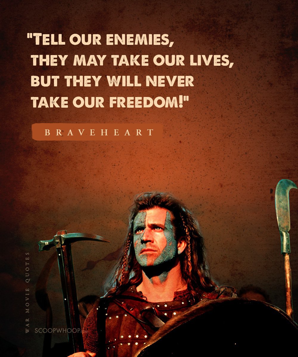 17 Heroic Quotes From War Movies That Are Inspiring AF - ScoopWhoop