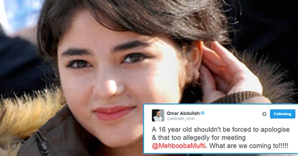 This Is How Omar Abdullah And Others Reacted Over ‘dangal Actress Zaira