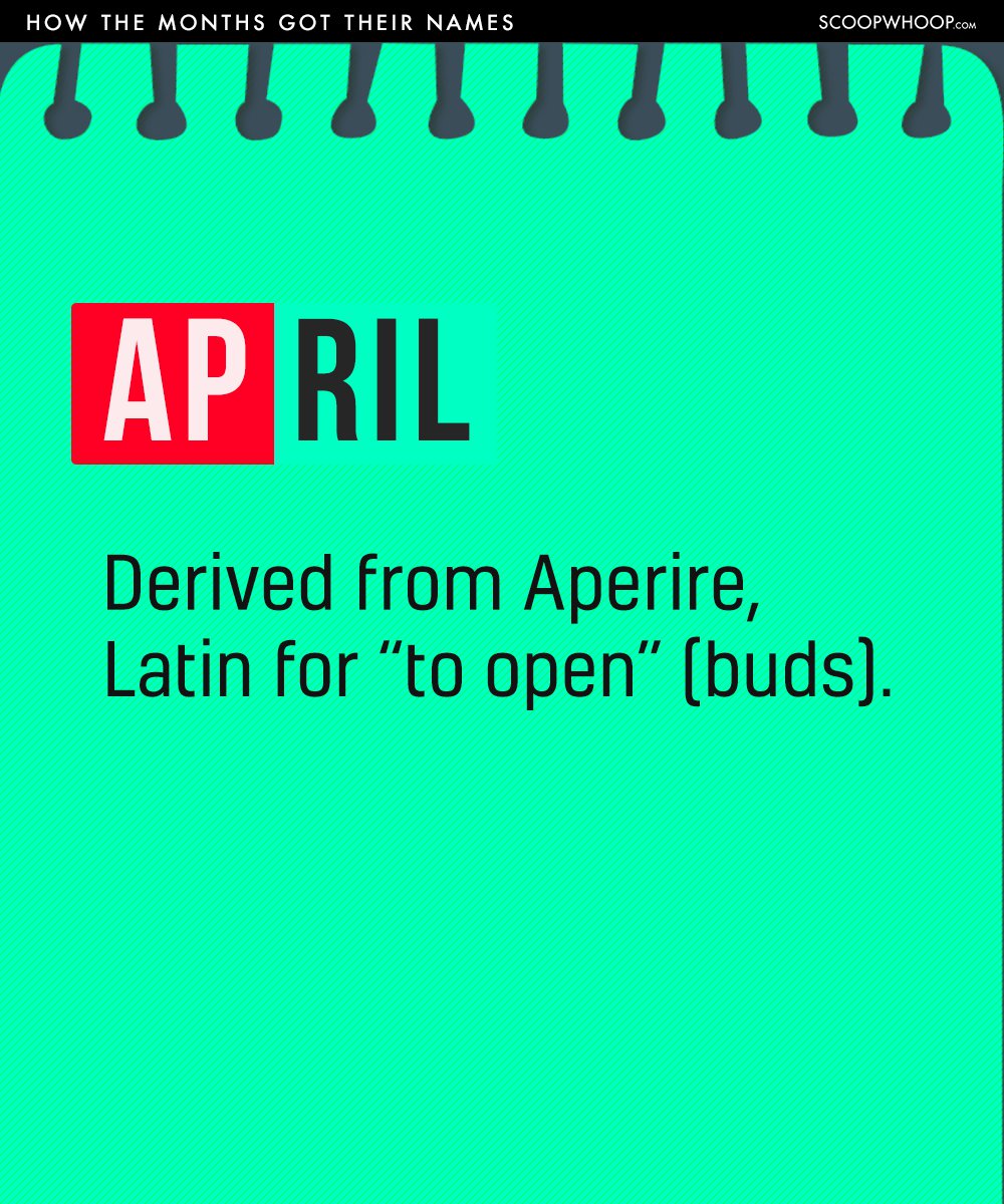 We Bet You Did Not Know How The Months Of The Year Got Their Names ...