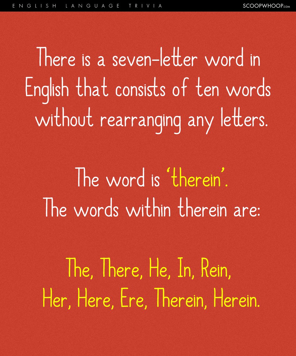 17 English Trivia Questions | 17 Details About English Language