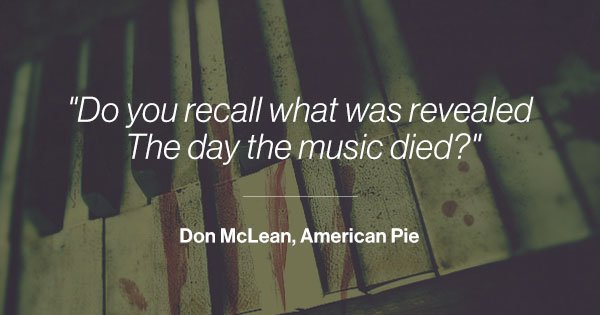 Today’s ‘The Day The Music Died’. You’ve Heard It On ’American Pie ...