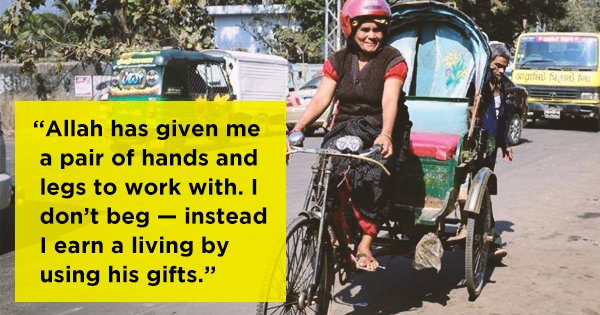 She Is Bangladesh’s Only Female Rickshaw Puller And She Gives A Damn ...