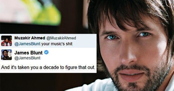 27 Twitter Comebacks By James Blunt That Had Trolls Looking For Ice ...