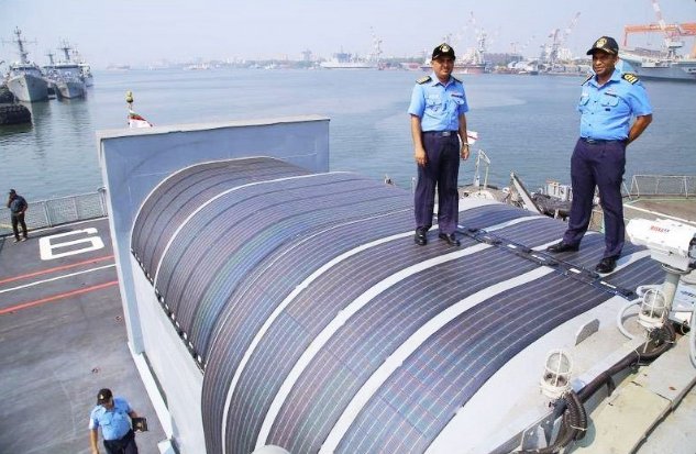 In A First, Indian Navy Goes Green, Installs Solar Power To Light Up ...