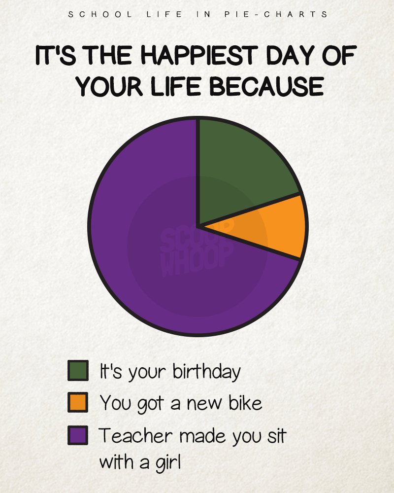 15 Pie-Charts That Perfectly Sum Up The School Life We’ve All Had