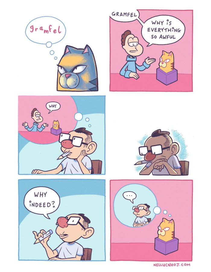 Gramfel The Cat Is So Evil, He Makes Garfield Look Like An Angel ...