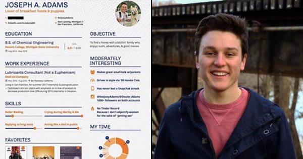 This Guy Made A Fantastic Resume. But It Wasn’t For A Job, It Was For A ...