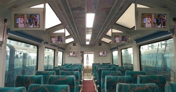 Glass Roof, Sliding Doors, Recliner Seats & GPS. This New Railways ...