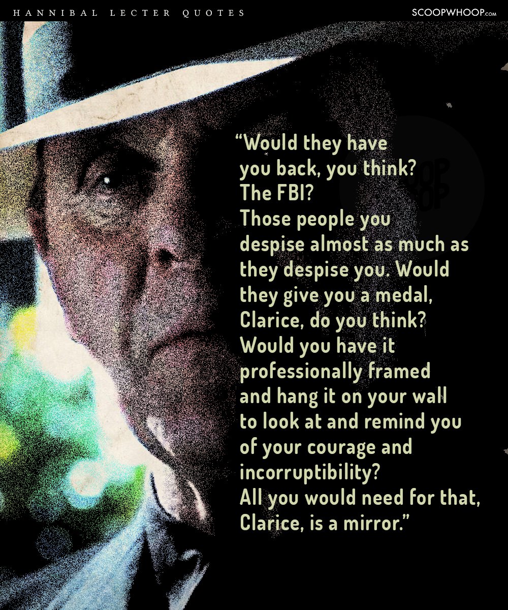20 Best Hannibal Lecter Quotes | 20 Hannibal Lecter Sayings