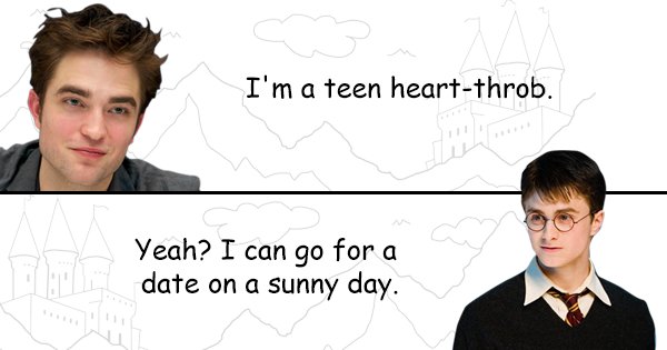 We Tried To Imagine A Conversation Between Edward Cullen & Harry Potter ...