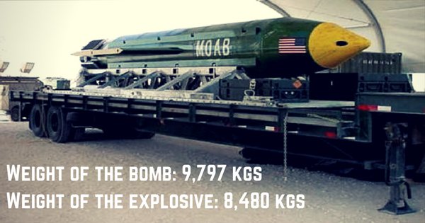 Here’s All You Need To Know About The ‘Mother Of All Bombs’ That US ...