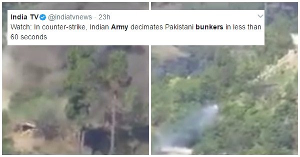Viral Video Of Army Destrying Pak Bunkers Isn’t An Answer To Beheading ...