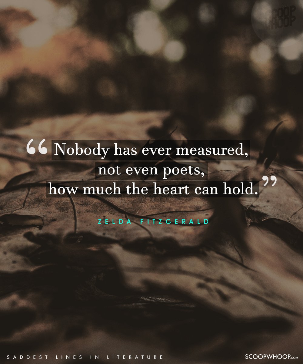 50 Most Heartbreaking Lines From Literature | 50 Saddest Quotes