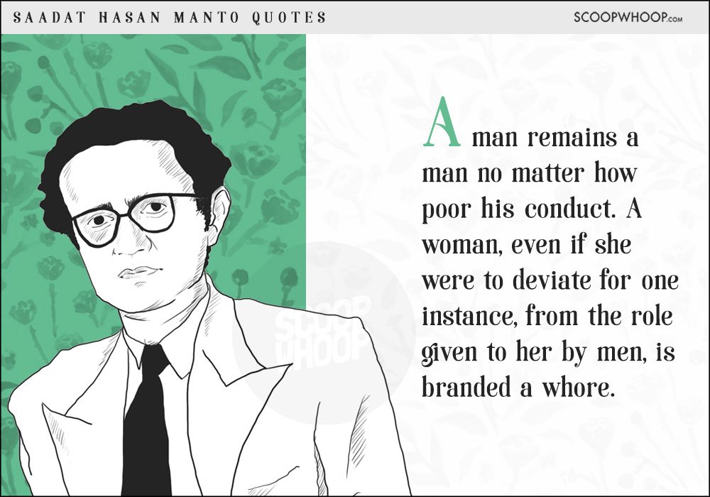 15 Hard Hitting Quotes By Saadat Hasan Manto That Prove He Was A Man ...