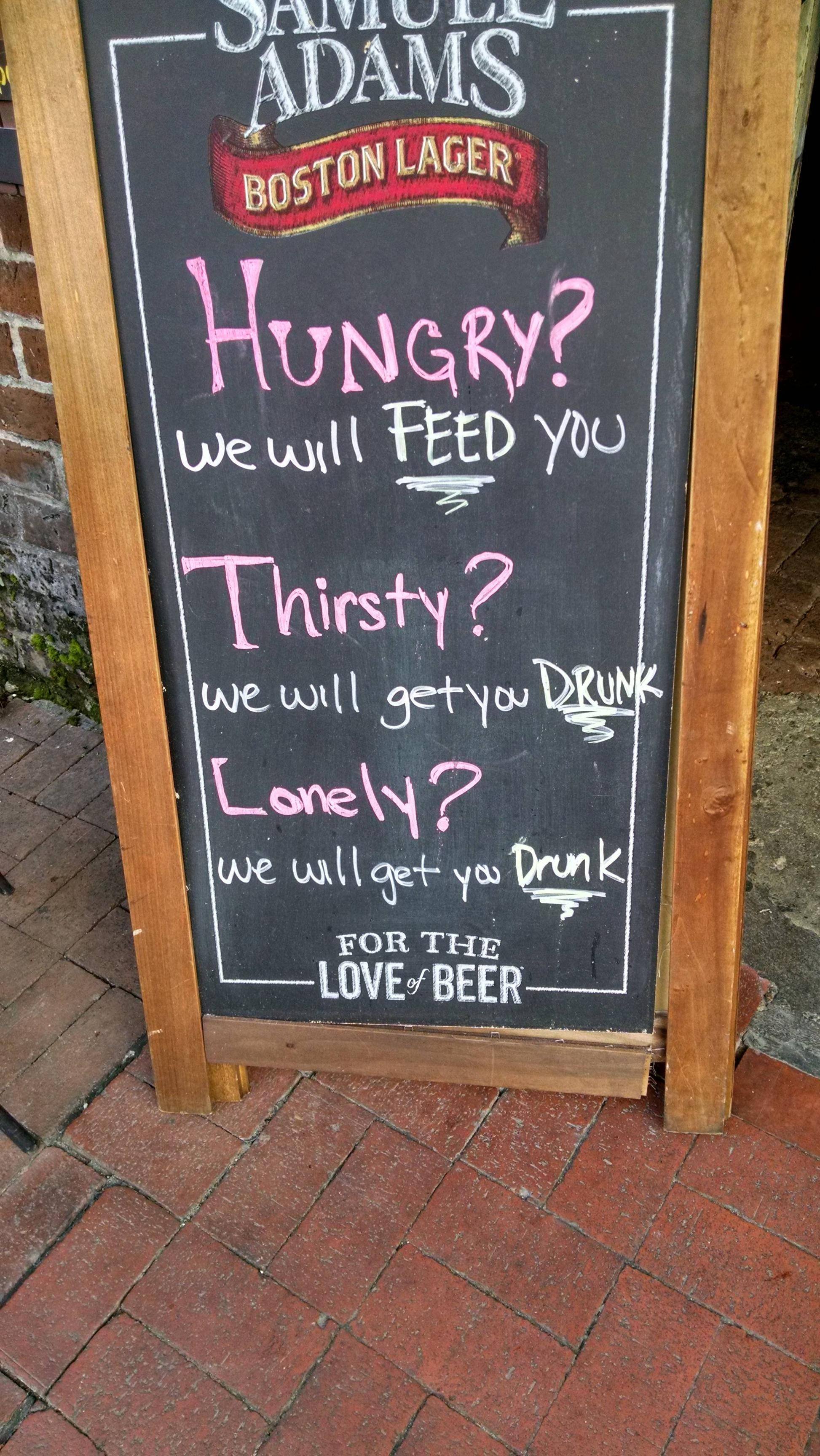 17 Hilarious Chalkboard Signs Outside Restaurants & Bars That’ll Make ...