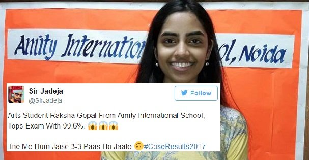 With 2 Marks Short Of Perfect Score, CBSE Topper Raksha Gopal Has ...