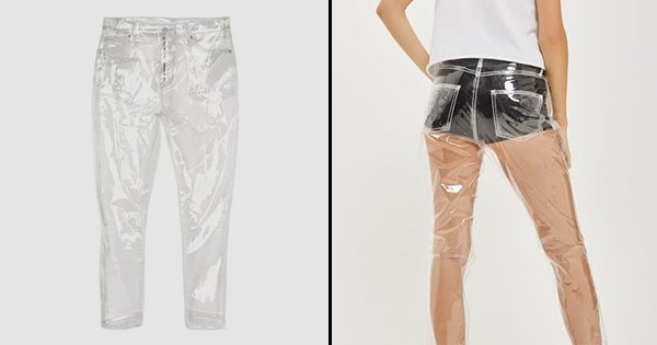 The Fashion World Just Introduced ‘Plastic Jeans’ & We Don’t Know What ...