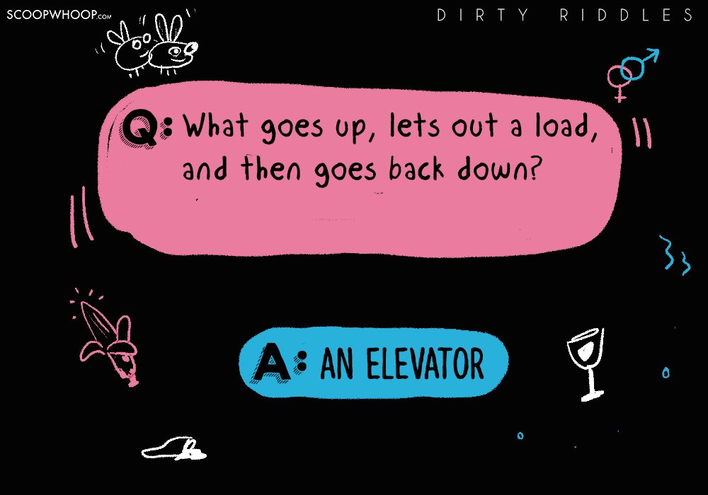 20 Dirty Riddles With Answers | 20 Dirty Mind Questions