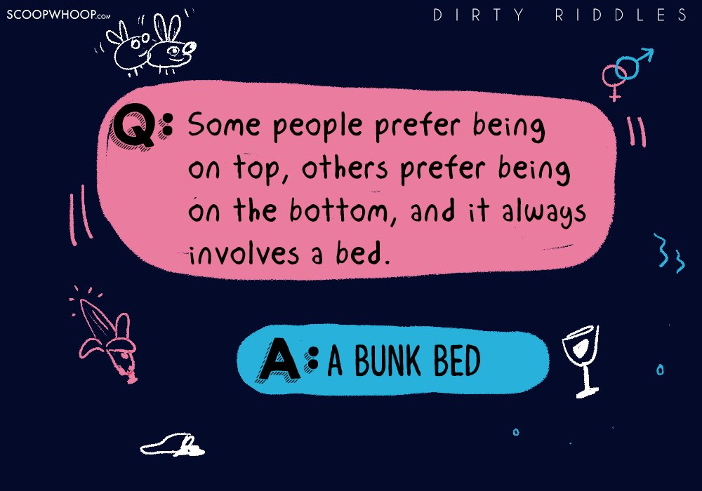 20 Dirty Riddles With Answers | 20 Dirty Mind Questions