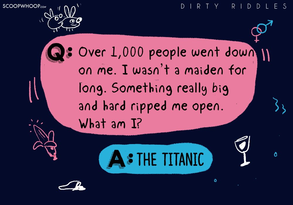 20 Dirty Riddles With Answers | 20 Dirty Mind Questions