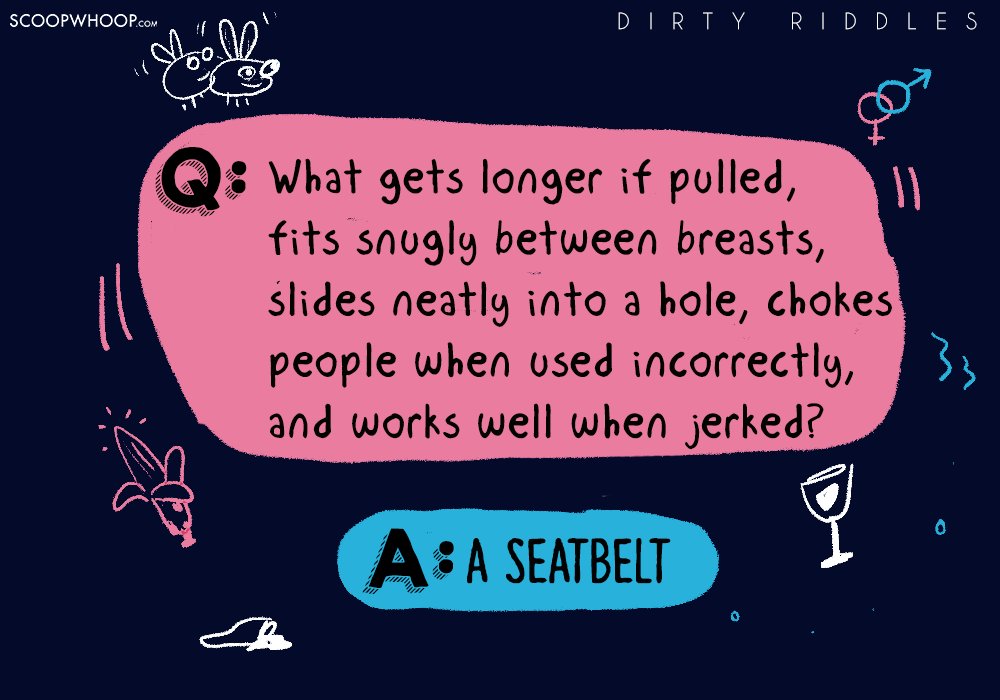 20 Dirty Riddles With Answers | 20 Dirty Mind Questions