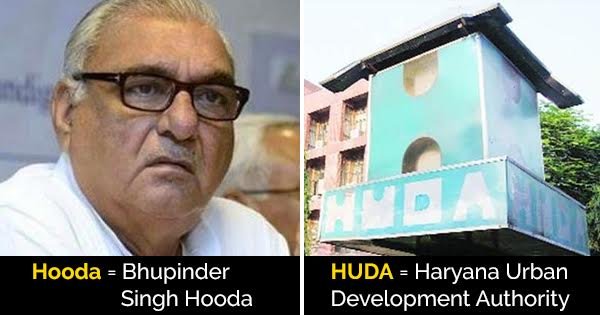 Haryana Govt Thinks HUDA Sounds Like Ex-CM ‘Hooda’, Renames It To Avoid ...