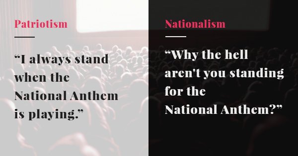 12 Hard-Hitting Posters That Show How Patriotism & Nationalism Are Two ...