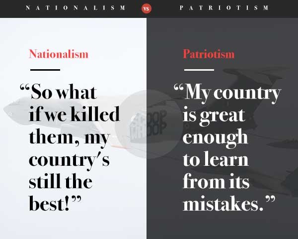 12 Hard-Hitting Posters That Show How Patriotism & Nationalism Are Two ...