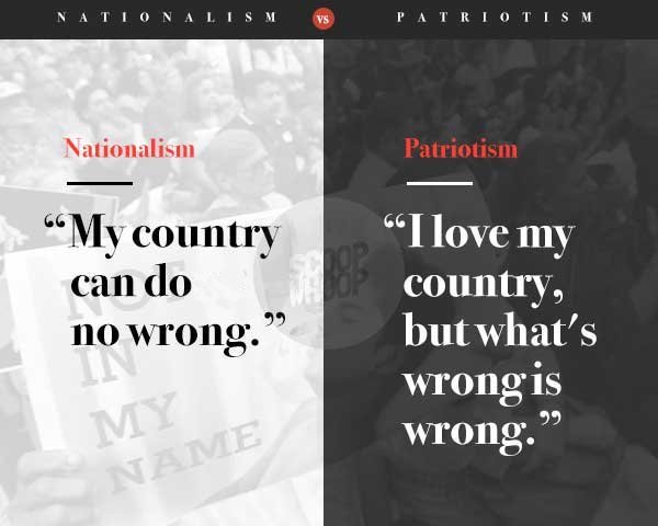12 Hard-Hitting Posters That Show How Patriotism & Nationalism Are Two ...