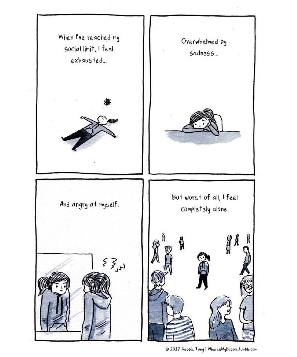 If You Are An Awkward Introvert, These Comics Will Show You That You’re ...