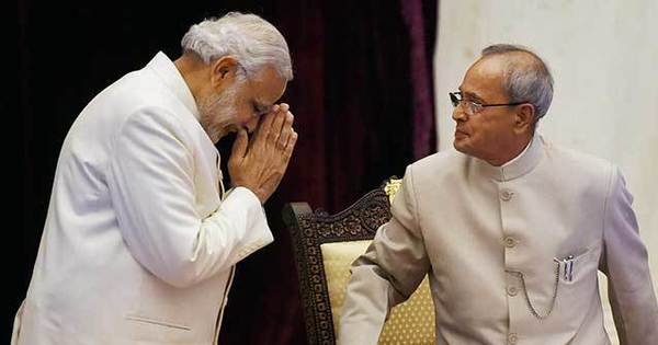 PM Modi Gets Emotional, Says President Pranab Mukherjee ‘Cared For Me ...