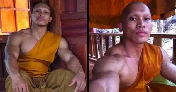 These Photos Of A Buff Monk Who Asks For ‘Healthy Alms’ Are Going Viral ...