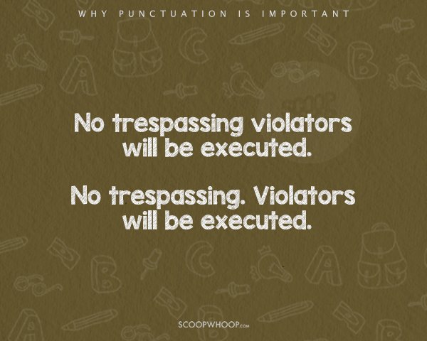 24 Reasons That Prove Incorrect Punctuation Marks Can Have Some ...