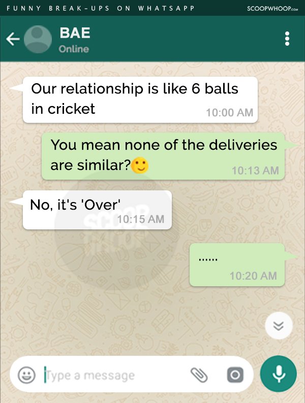 After Reading These Break-up Messages On WhatsApp, You’ll Be Thankful ...