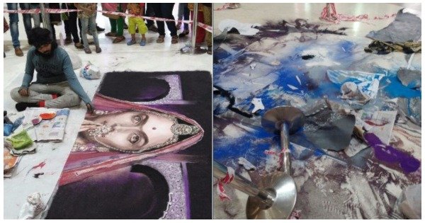 Five Vandals Of Padmavati Rangoli In Surat Arrested, Cops Uphold ...